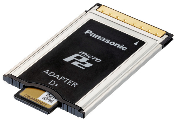 Panasonic Announces April Delivery of MicroP2 Cards
